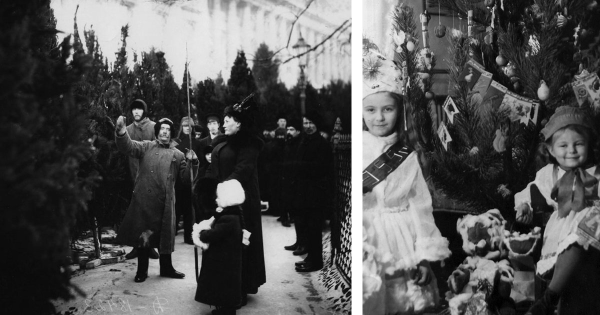 Новый год сто лет назад: 12 атмосферных фото из Российской империи и ...